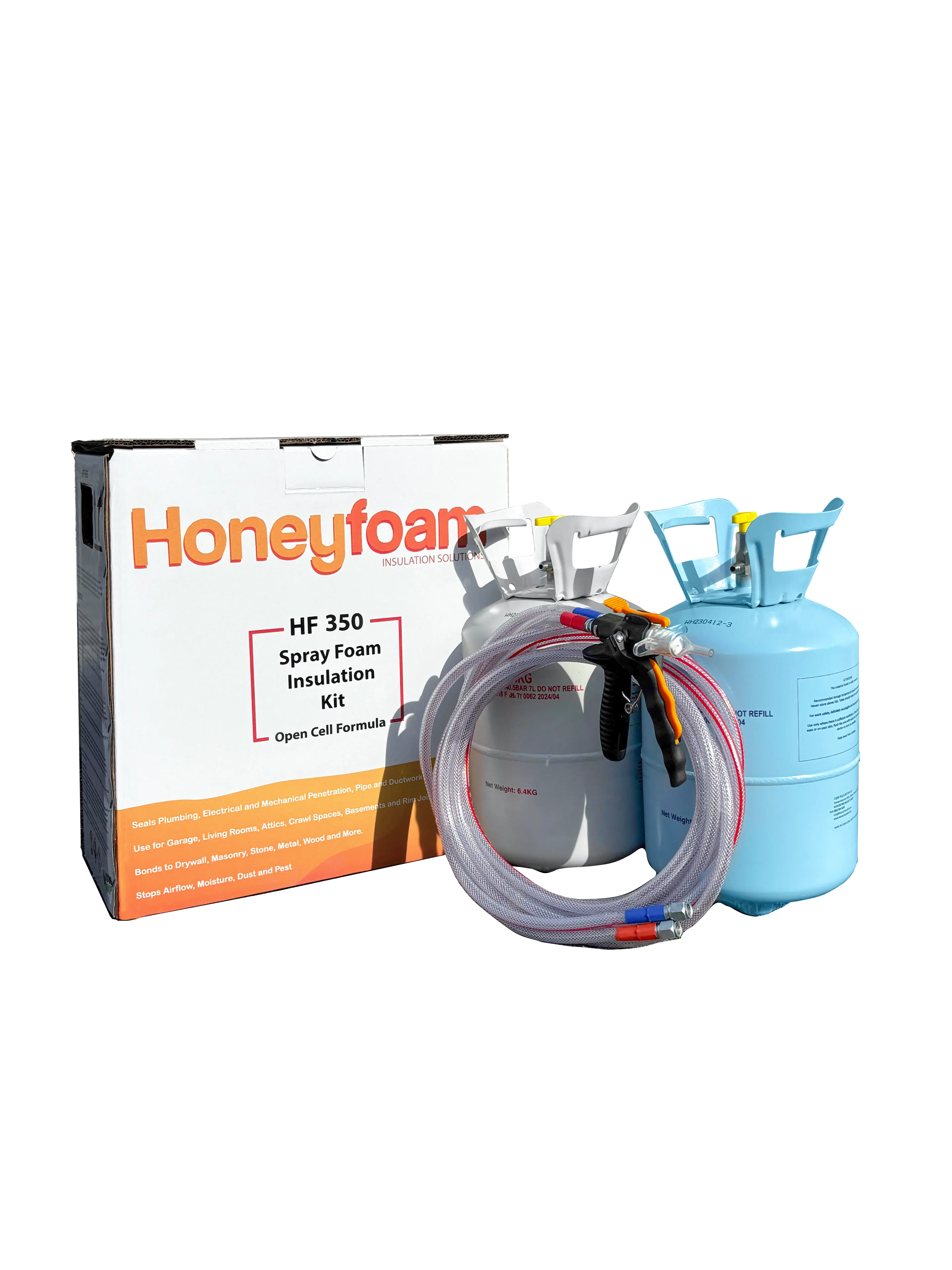 HF350 HFO Open Cell Spray Foam Kit - Thermal Insulation – Honeyfoam